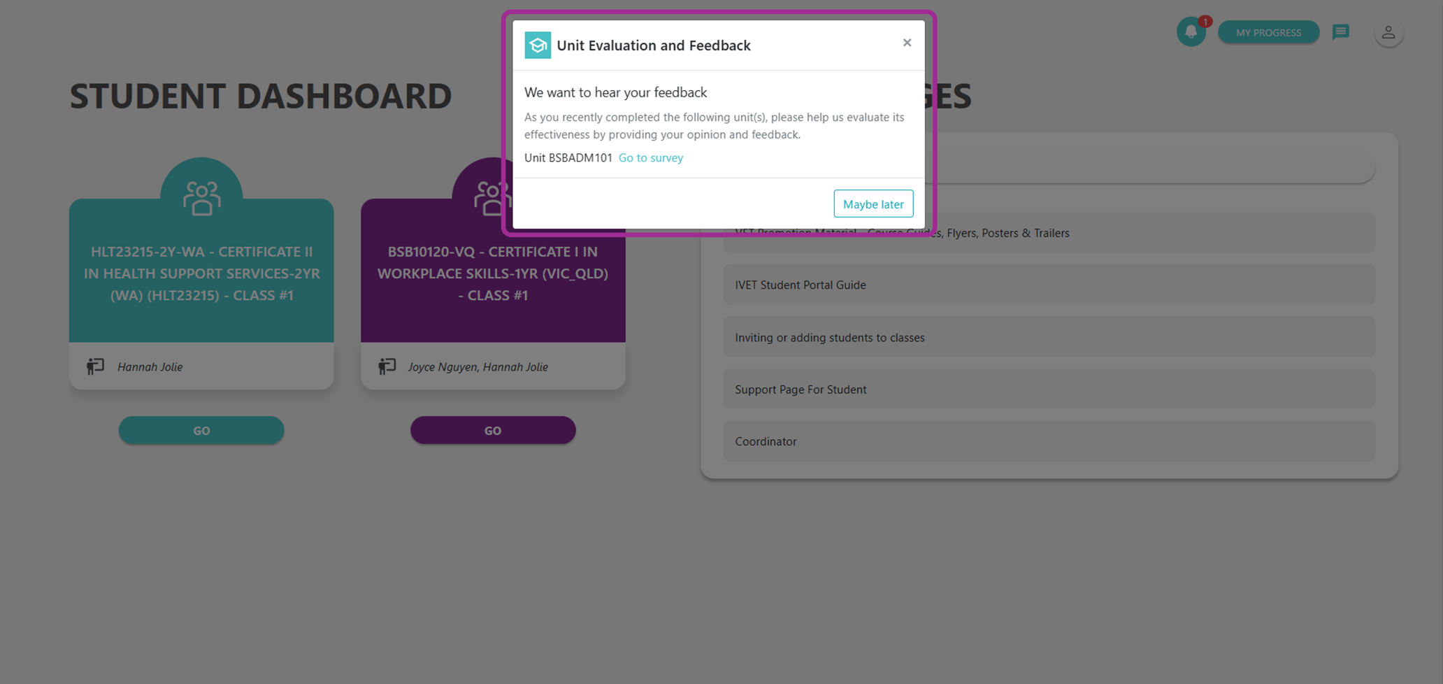 How to Access and Complete Your Evaluation Surveys