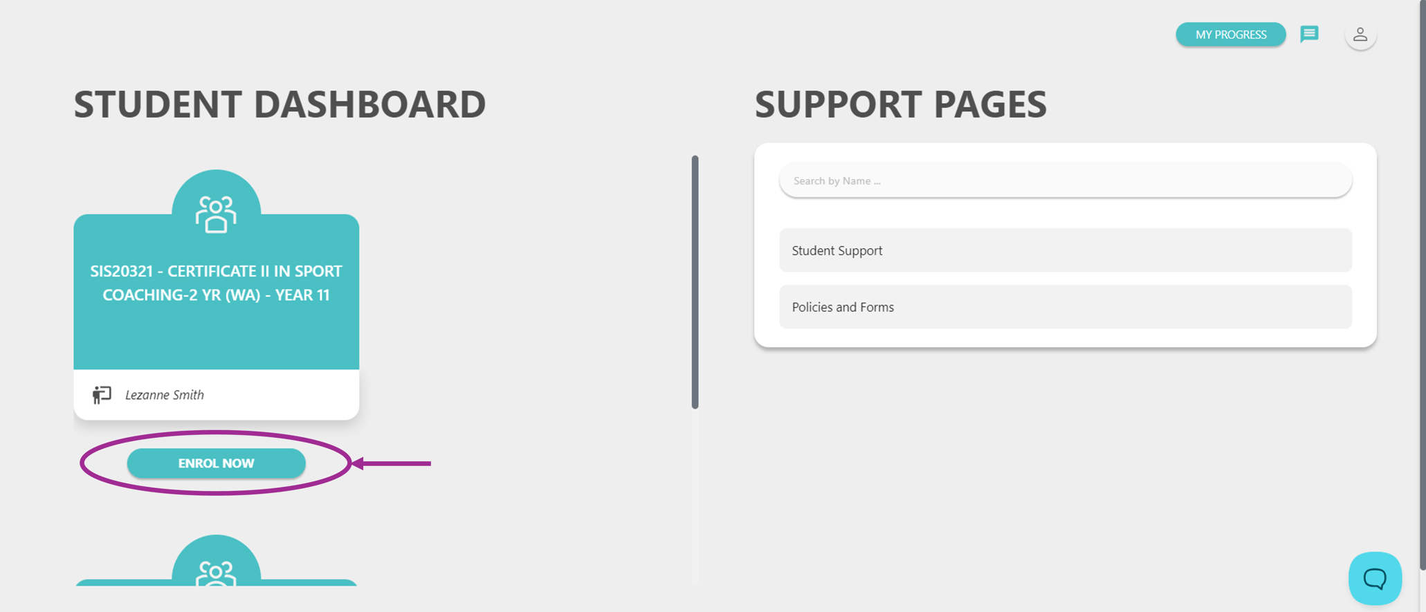 The Enrolment Form